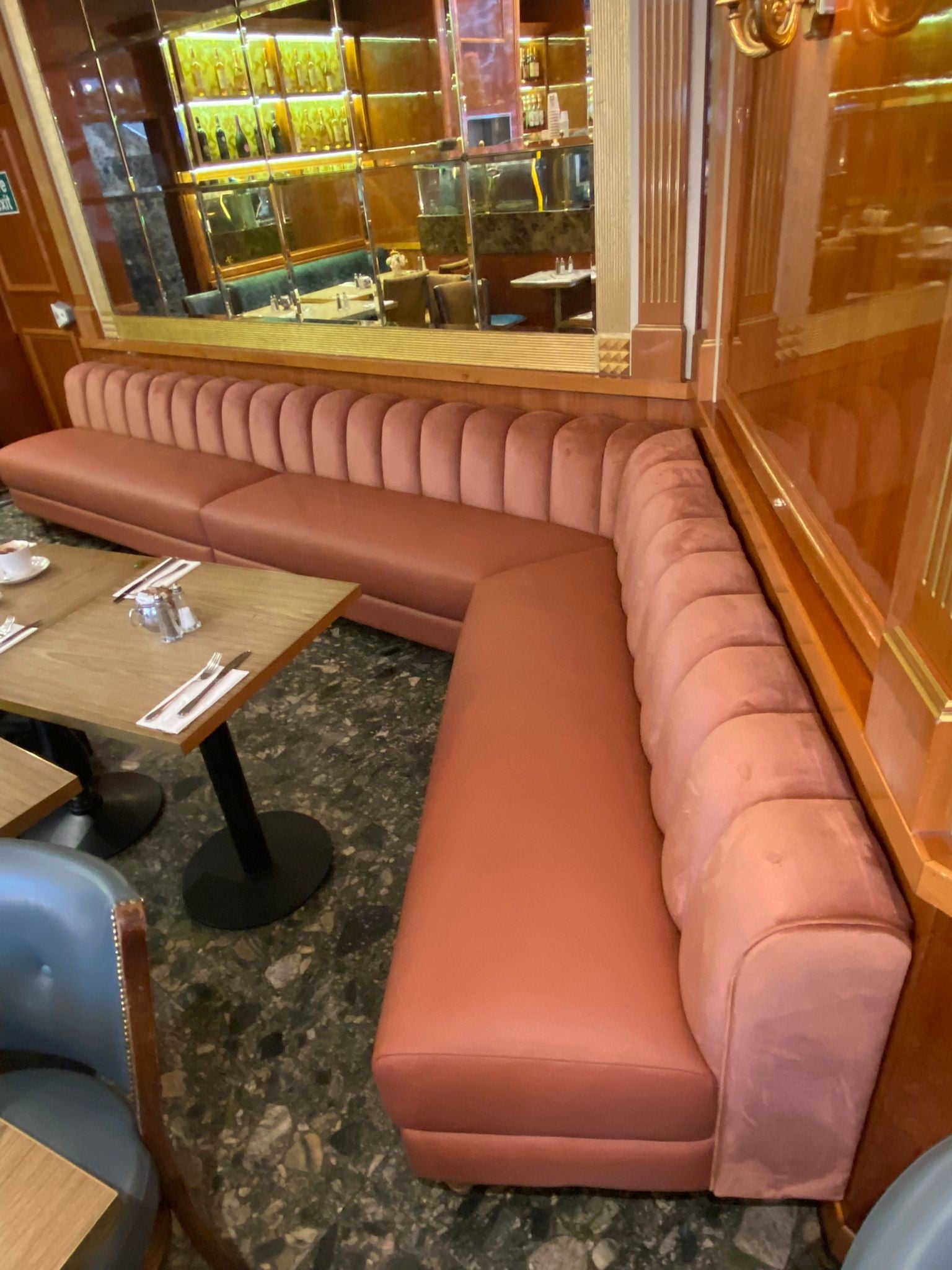 Contract Furniture Restoration | Banquette Seating Reupholstery – Six ...